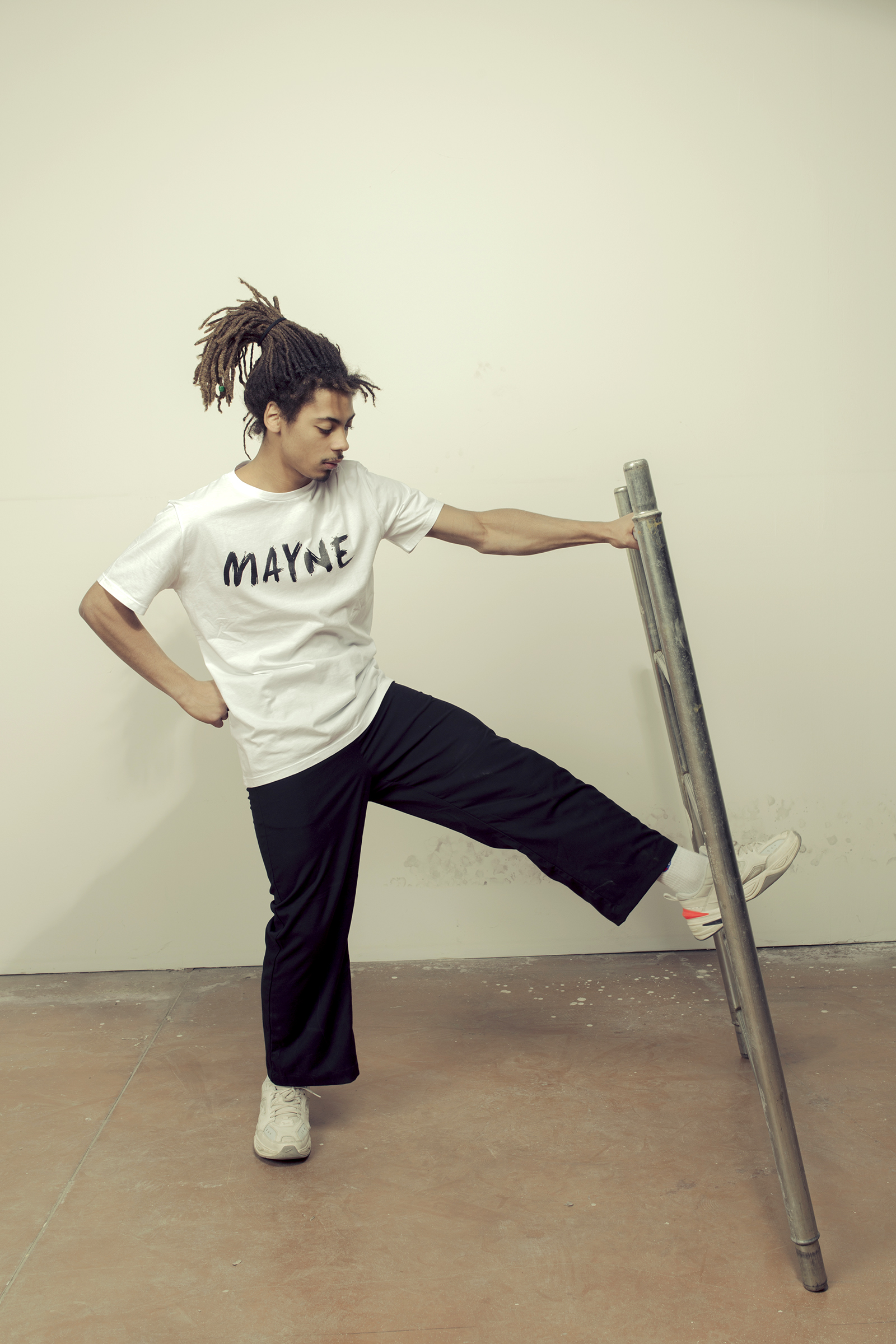 T-shirt Logo Tribe Bianco - MAYNE